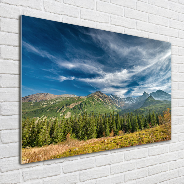 Union Rustic Glasbild Herbst in der Tatra | Wayfair.de